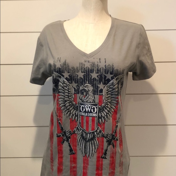 girls with guns | Tops | Girls With Guns T Shirt | Poshmark